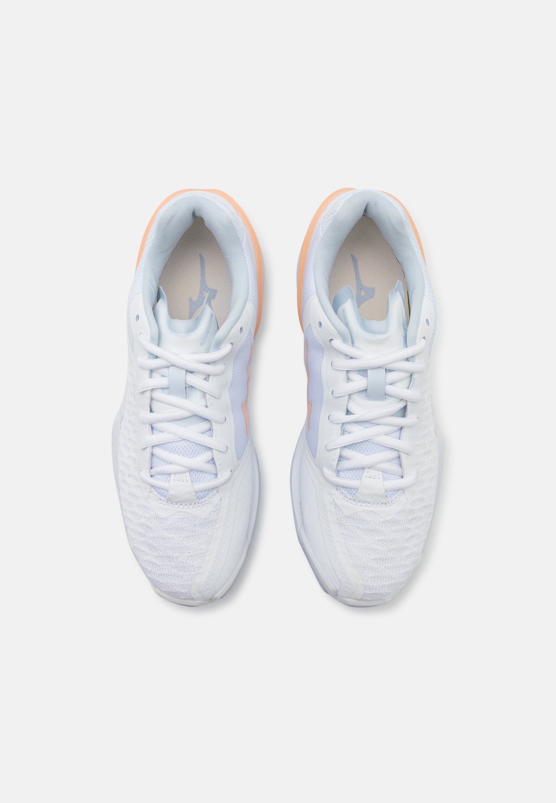 Mizuno WAVE STEALTH NEO Handballschuh white halogenblue peachparfait weiB Zalando