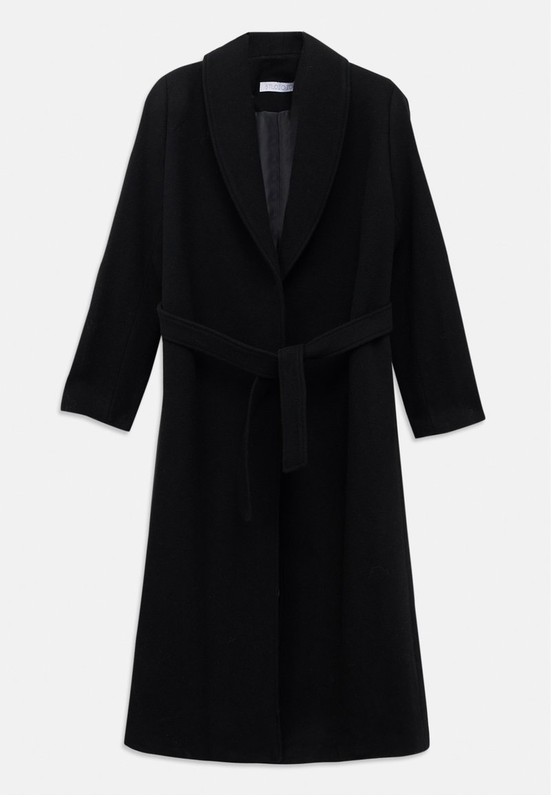 STUDIO ID COAT WITH LAPEL - Classic coat - black - Zalando.co.uk