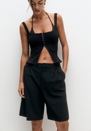 Object OBJLISA MW WIDE NOOS - Shorts - fossil/braun - Zalando.ch