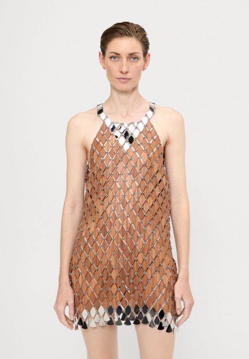 Rabanne ROBE - Cocktail dress / Party dress - brown - Zalando.ie