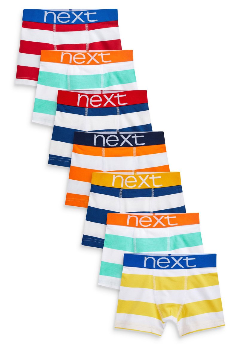 Next TRUNKS 7 PACK - Shorty - bright stripe/blanc - ZALANDO.BE