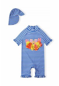 MINOTI 2 PIECE - Costum de baie - royal blue white/albastru regal ...