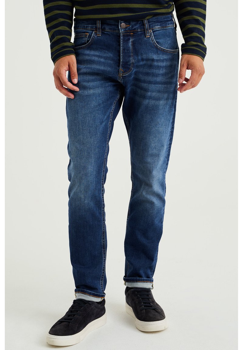 WE Fashion BLUE RIDGE - Jeans Slim Fit - blue/dunkelblau - Zalando.de