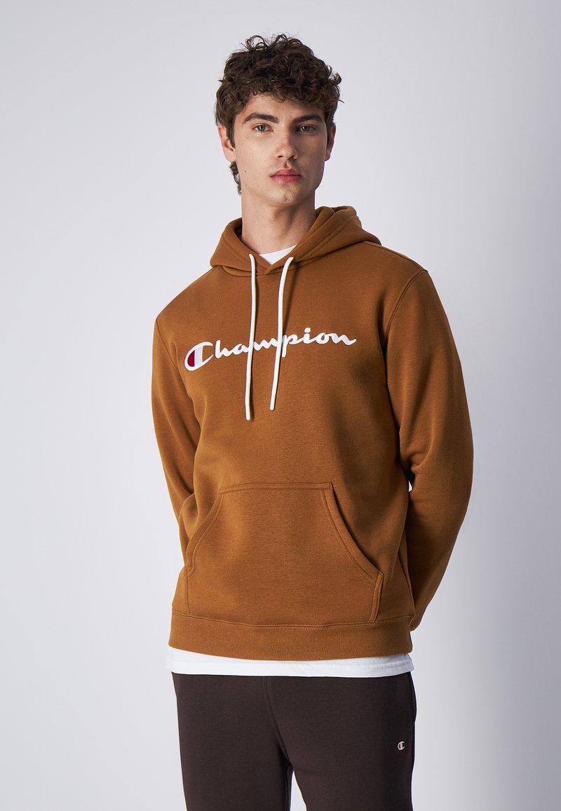 Champion AMERICAN - Sweat à capuche - light brown/marron clair - ZALANDO.FR