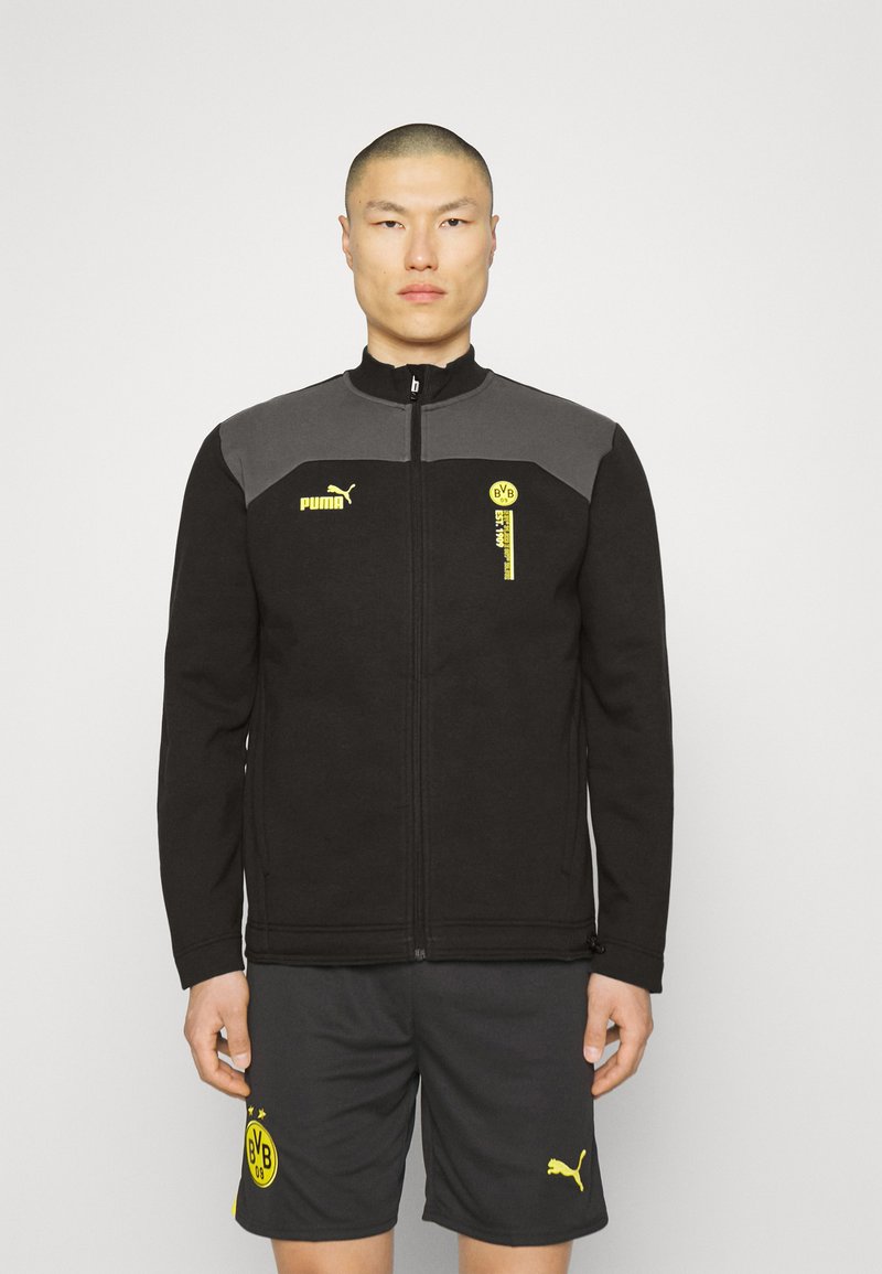 Puma BVB BORUSSIA DORTMUND FTBLCULTURE TRACK JACKET - Club wear - black ...