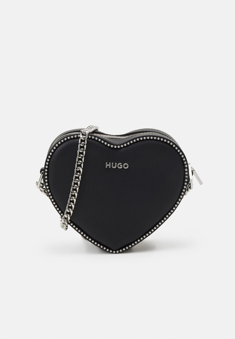 HUGO LOVE HEART BAG - Across body bag - black - Zalando.ie