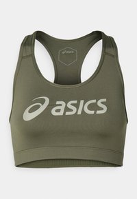 ASICS CORE LOGO BRA - Sport-bh met medium support - mantle green/olive ...