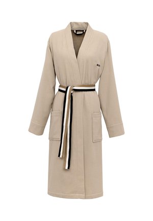 Lauren Ralph Lauren ESSENTIALS QUILTED COLLAR ROBE - Morgonrock - grey ...