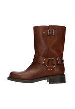 sacha BUCKLE - Cowboy/biker ankle boot - brown - Zalando.de