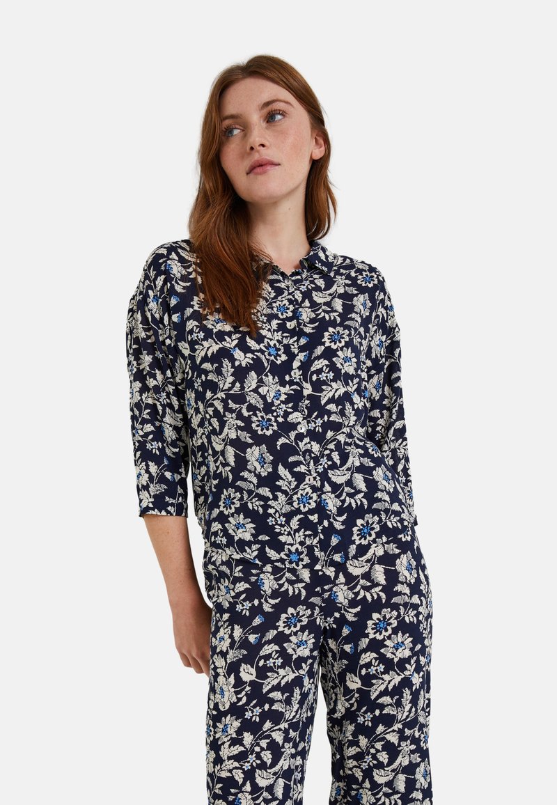 Monoprix SET LARGE CERTIFIÉ - Pyjama - cremeux/gris clair - ZALANDO.FR