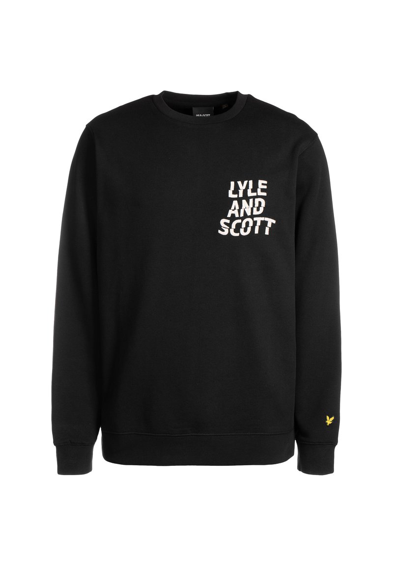 Lyle & Scott RIPPLE LOGO - Sudadera - jet black/negro - Zalando.es