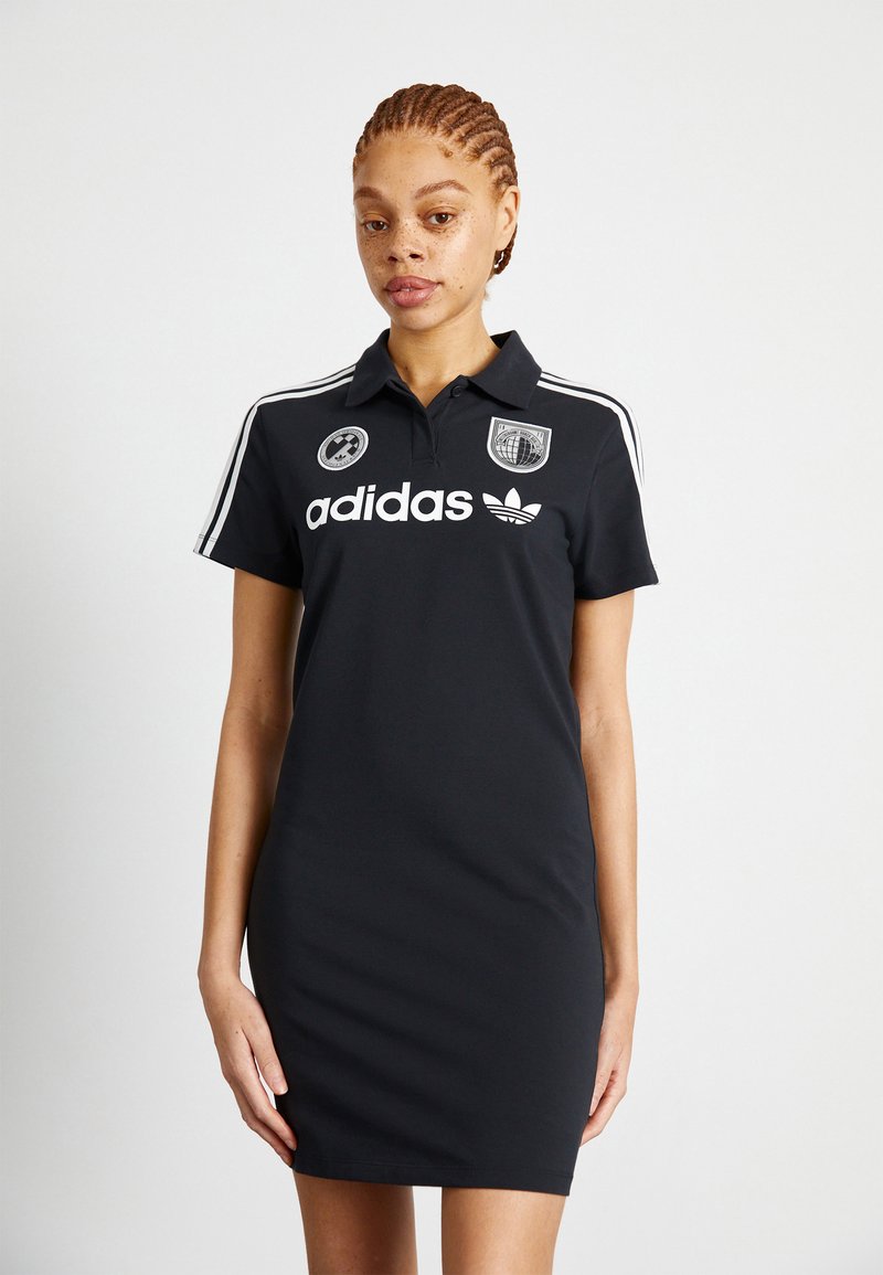 adidas Originals SOCCER - Jersey dress - black - Zalando