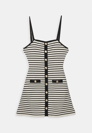 maje RELIQUE - Stickad klänning - noir/svart - Zalando.se