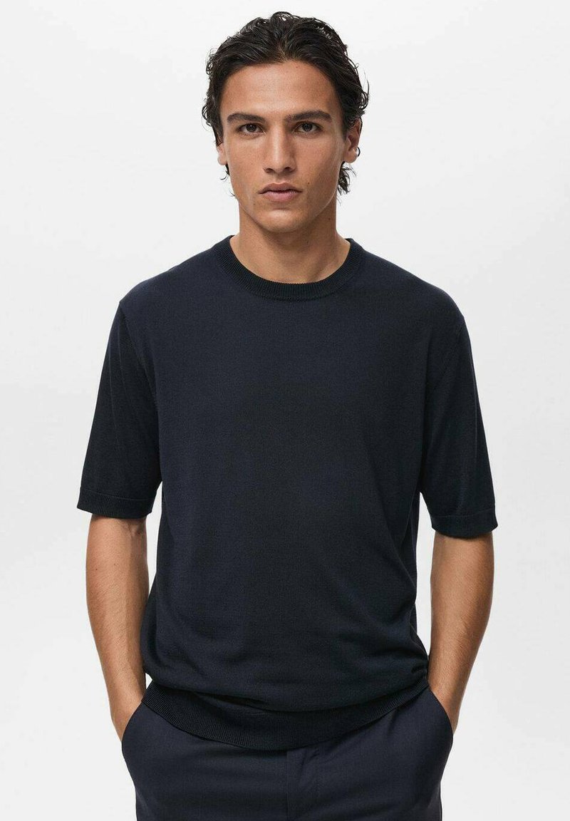 Mango LION - Camiseta básica - dark blue/azul marino - Zalando.es