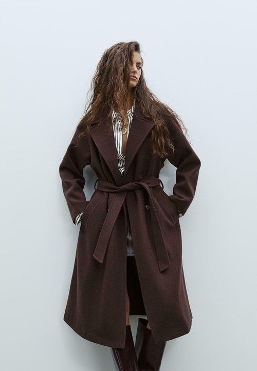 Vero Moda VMPOPNOELLE - Klassinen takki - dark grey melange ...