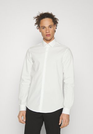 Calvin Klein POPLIN STRETCH SLIM - Formal shirt - silver sconce/light ...