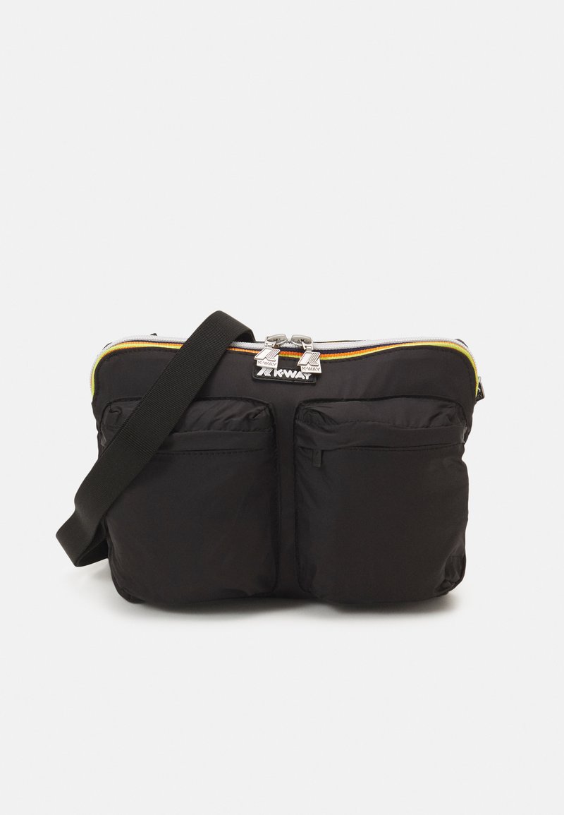 K-Way FLERS UNISEX - Across body bag - black pure/black - Zalando.ie