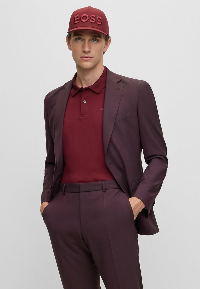 BOSS SEVILE - Cap - dark red two/dark red - Zalando.co.uk