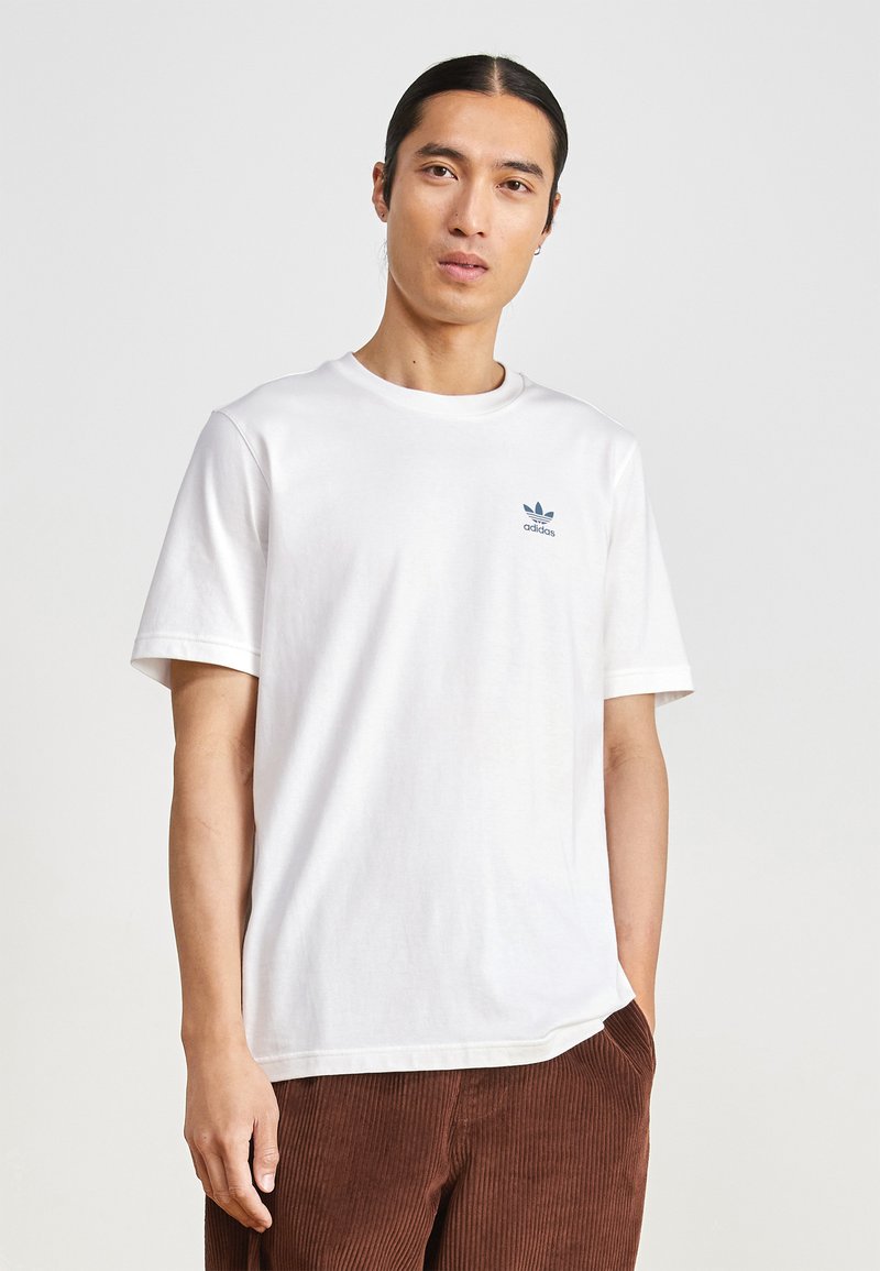 adidas Originals BACK TEE - T-Shirt print - white/weiß - Zalando.at