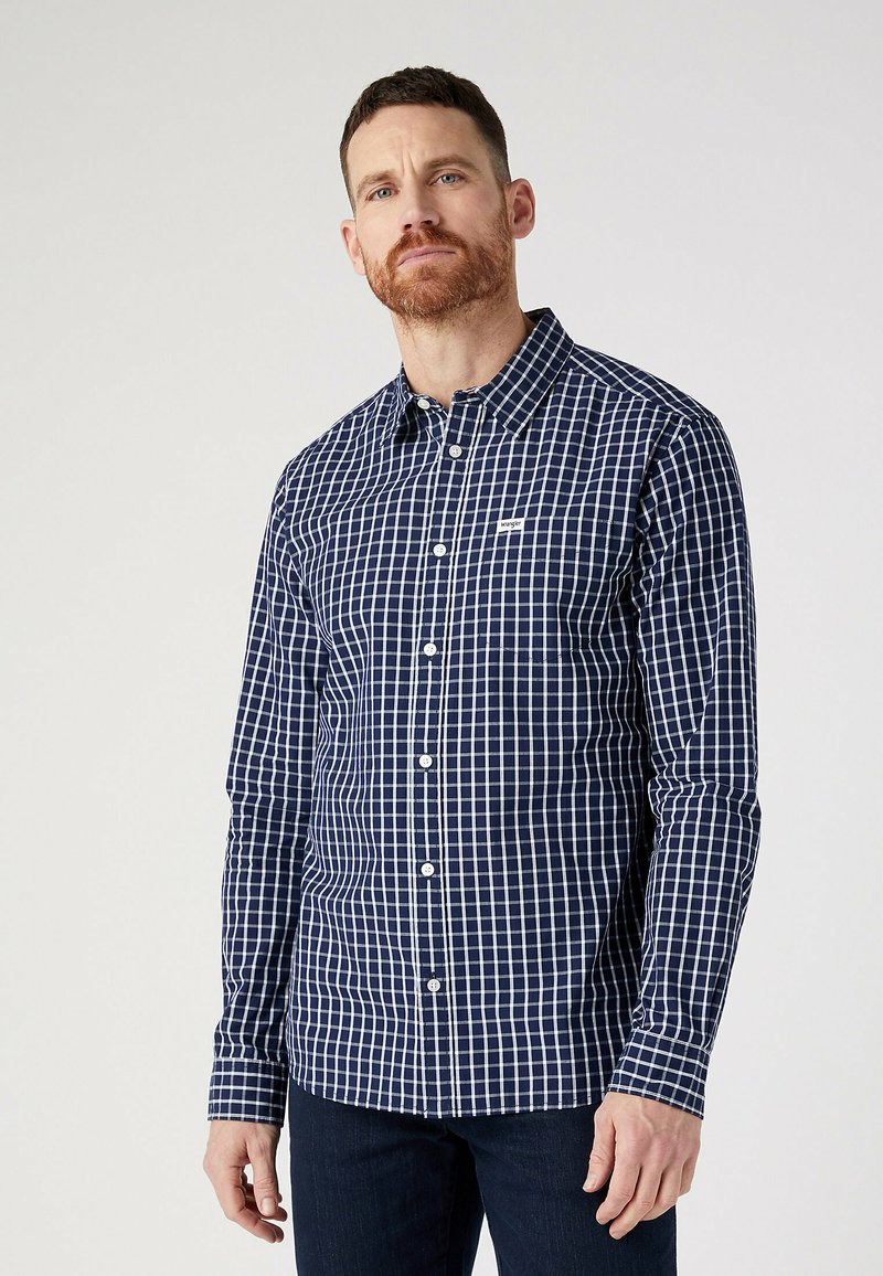 Wrangler POCKET SHIRT - Overhemd - true navy/blauw - Zalando.nl