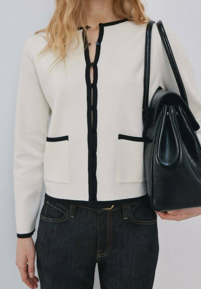 Mango Cardigan - off-white - Zalando