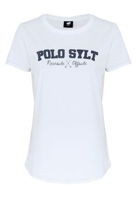 Polo Sylt T-Shirt print - bright white/weiß - Zalando