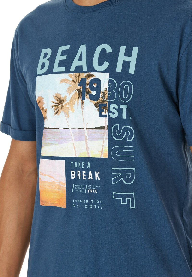 Cruz THOMSSON - T-Shirt print - dark denim/dunkelblau - Zalando.at