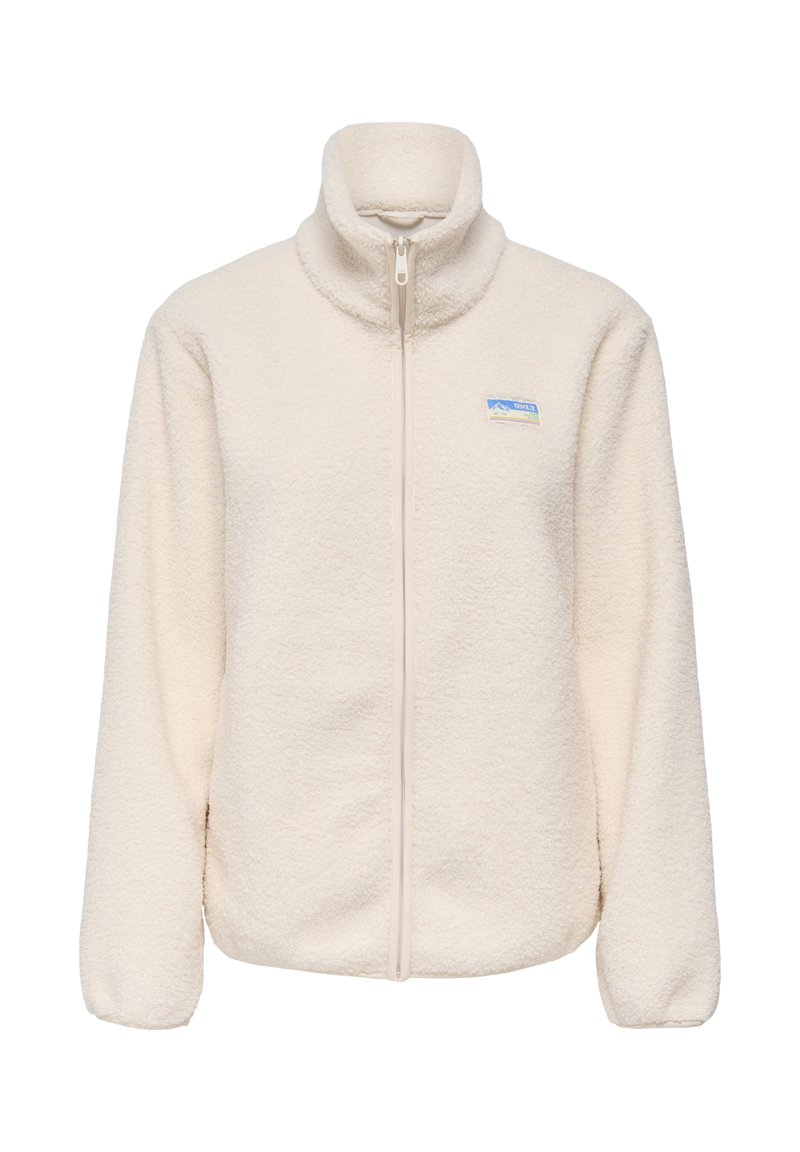 ONLY EVA - Flisinė striukė - birch/koralų - Zalando.lt