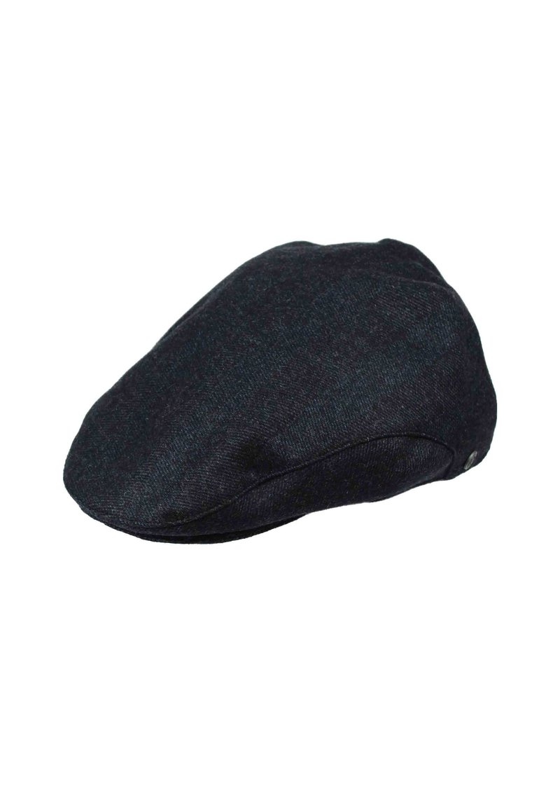 bugatti HERRINGBONE FLATCAP - Bonnet - navy/bleu - ZALANDO.FR