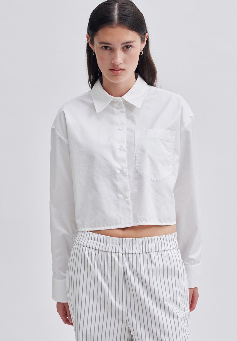 Second Female CHARM - Skjorta - white/vit - Zalando.se