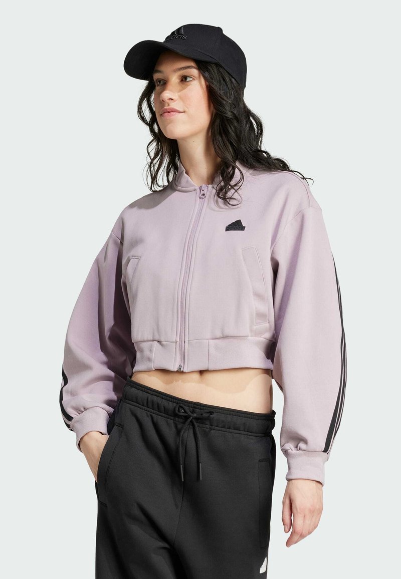 adidas Sportswear FUTURE ICONS 3 - Bomberjacke - preloved fig black ...