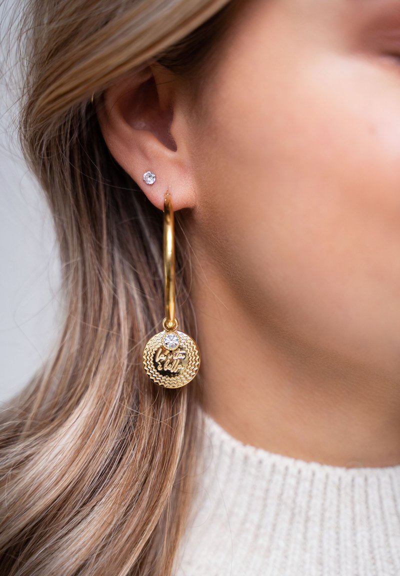 My Jewellery WITH ENDLESS LOVE - Ohrringe - gold coloured/goldfarben ...