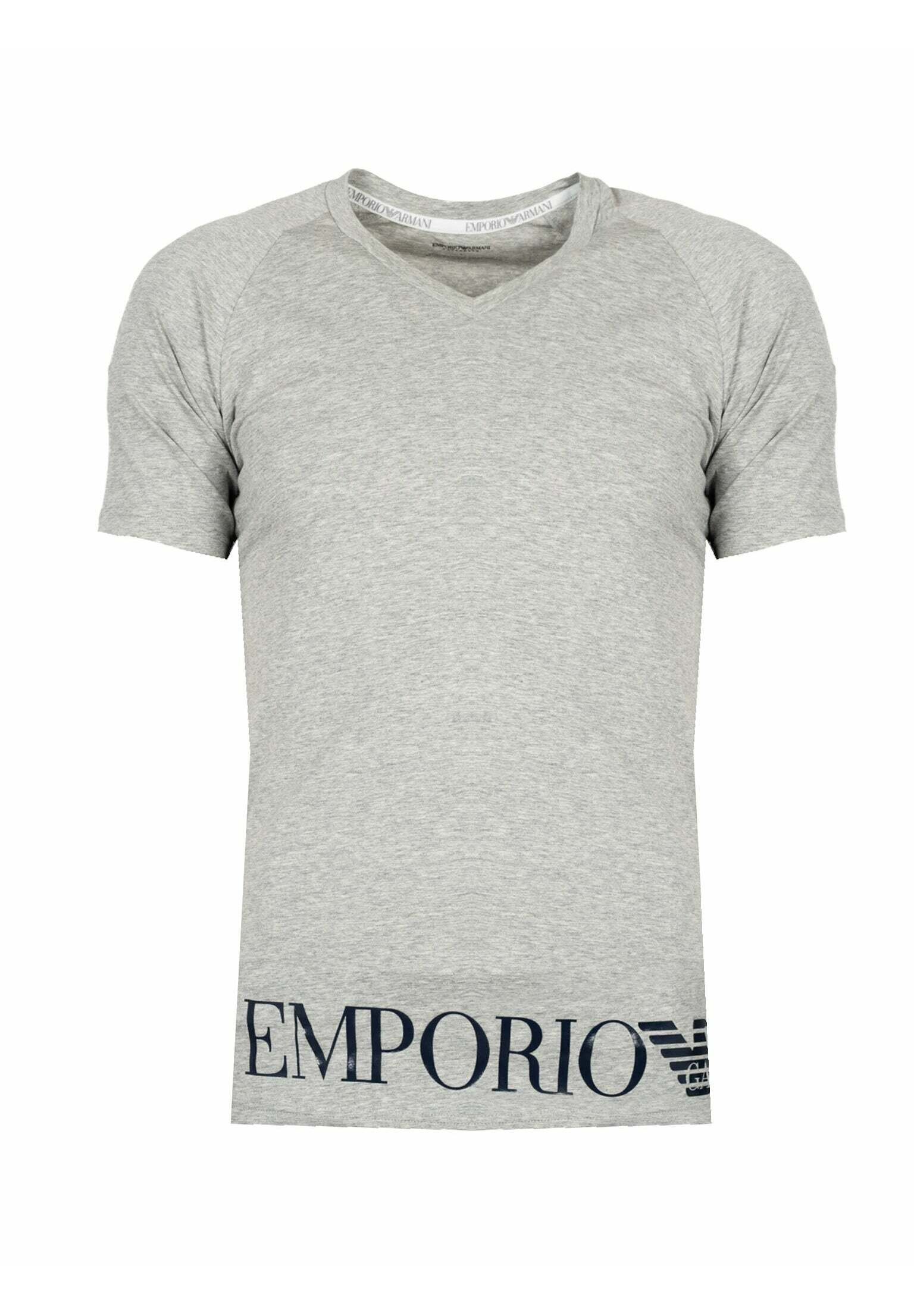 Emporio Armani V NECK T shirt imprime grey gris ZALANDO.FR