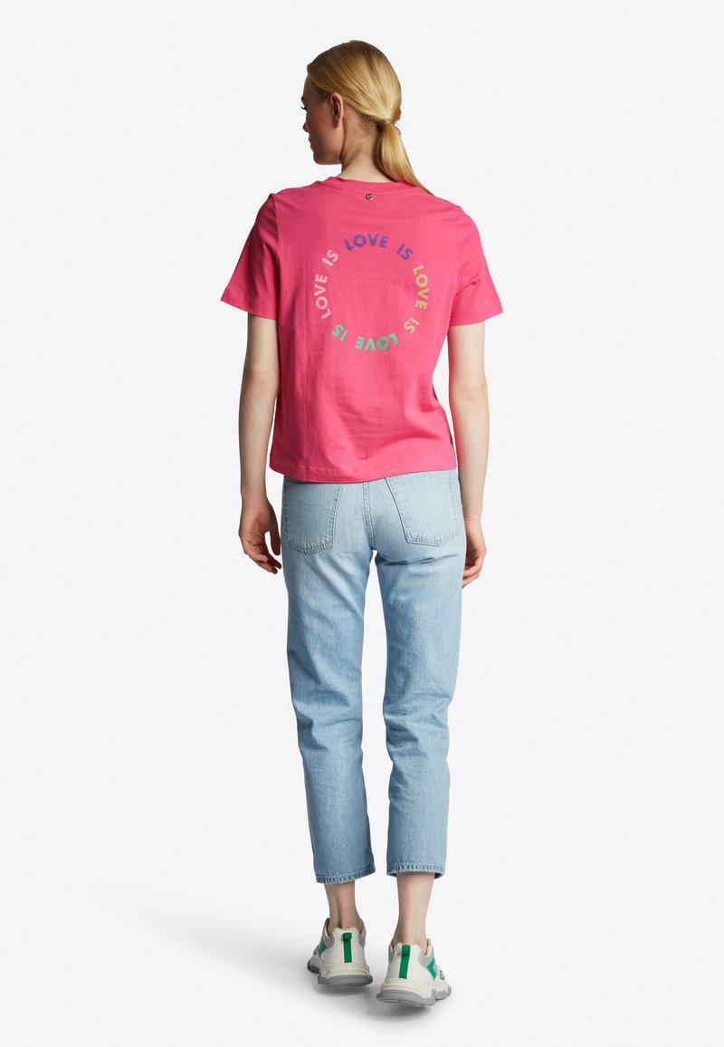 Rich & Royal MIT STICKEREI UND PRINT - T-shirt con stampa - raspberry ...