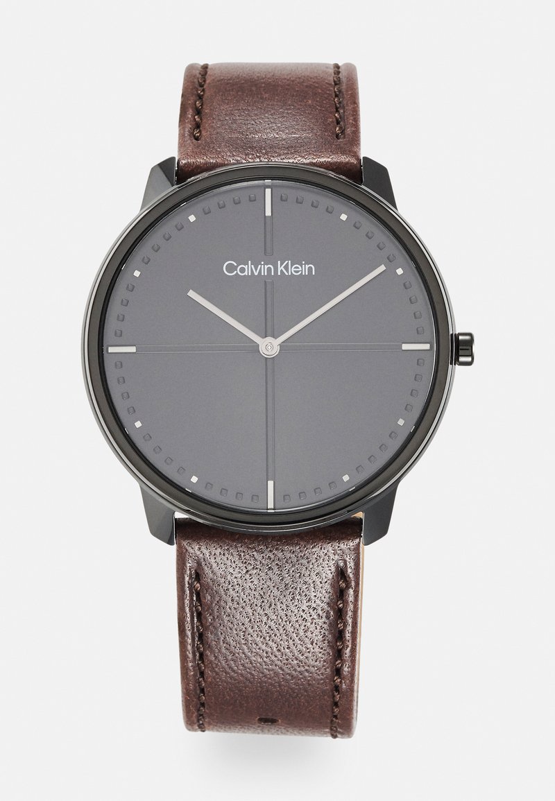Calvin Klein DIAL STRAP - Uhr - black/brown/schwarz - Zalando.at