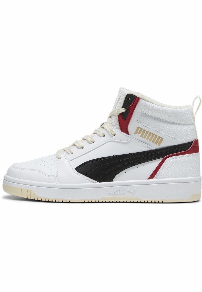 Puma Baskets montantes - white black club red sugared almond/blanc ...