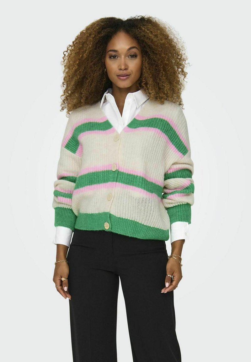 ONLY Cardigan - birch 1/black - Zalando.de