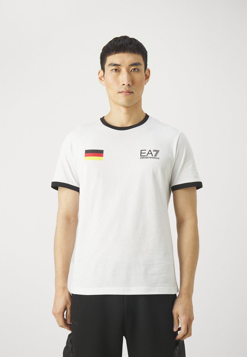 EA7 Emporio Armani T-Shirt print - bianco/weiß - Zalando.ch