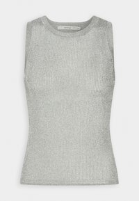 Gestuz SILVI - Top - silver/sølvfarvet - Zalando.dk