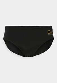 EA7 Emporio Armani WATER CORE BRIEF - Swimming briefs - nero/gold/black ...