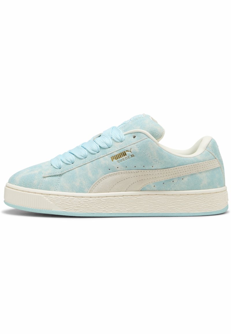 Puma WASHED OUT SNEAKERS - Sneakers - safe lake warm white team gold ...