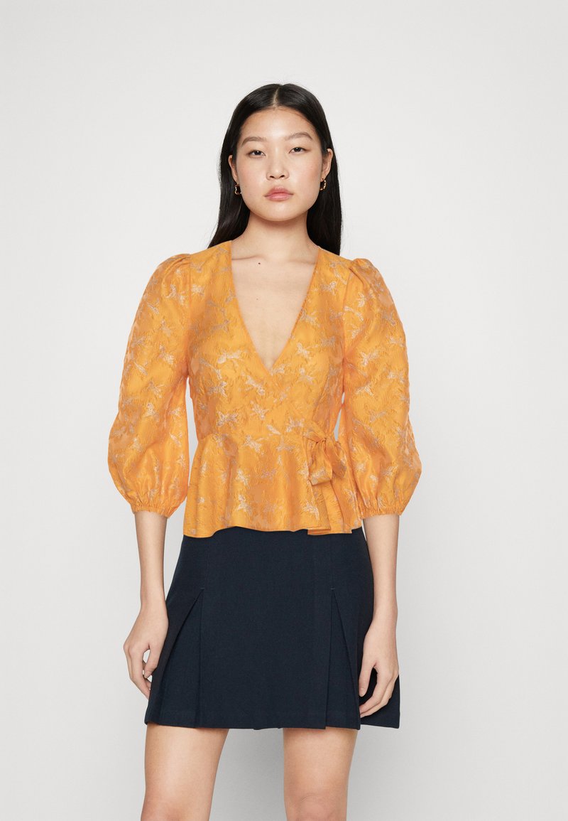 Monki Bluse - orange shimmer/apricot - Zalando.de