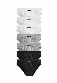 H.I.S 7ER PACK WOCHENRATION - Trusser - schwarz grau meliert weiss/sort ...