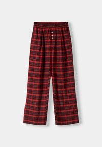 Bershka CHECK - Broek - red/rood - Zalando.be