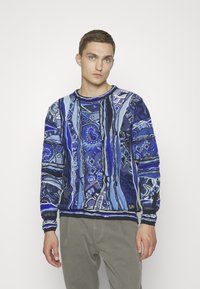 Carlo Colucci UNISEX - Trui - navy blue/offwhite/donkerblauw - Zalando.nl