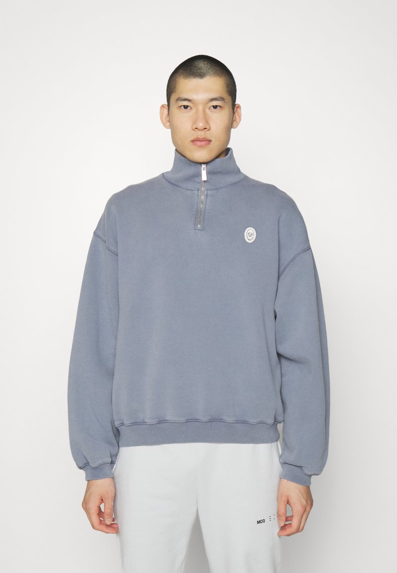 Fiorucci DYE PATCH QUARTER ZIP - Sweatshirt - blue/blau - Zalando.at