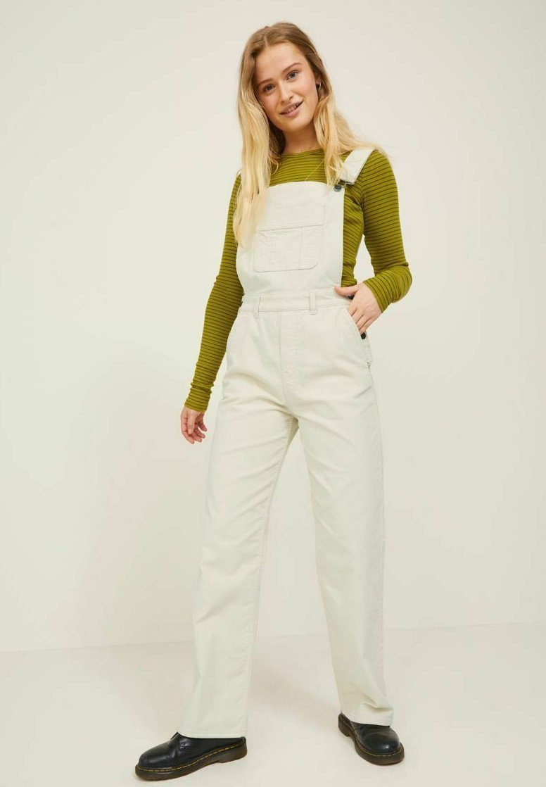 JJXX OVERALL GELLY - Ogrodniczki - bone white/mleczny - Zalando.pl