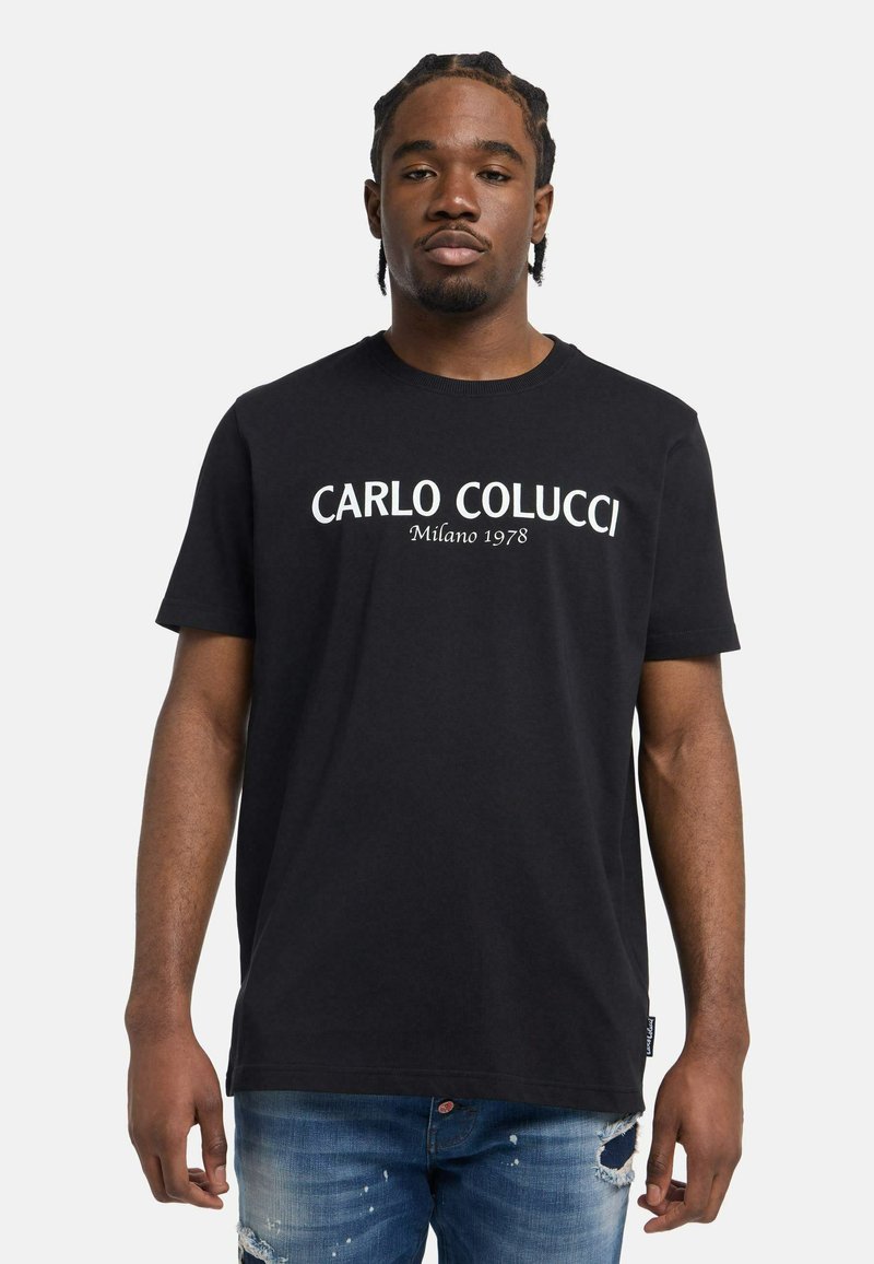 Carlo Colucci T-Shirt print - schwarz - Zalando.at