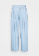 Alice + Olivia WIDE LEG FLARE PANT - Trousers - light blue - Zalando.co.uk