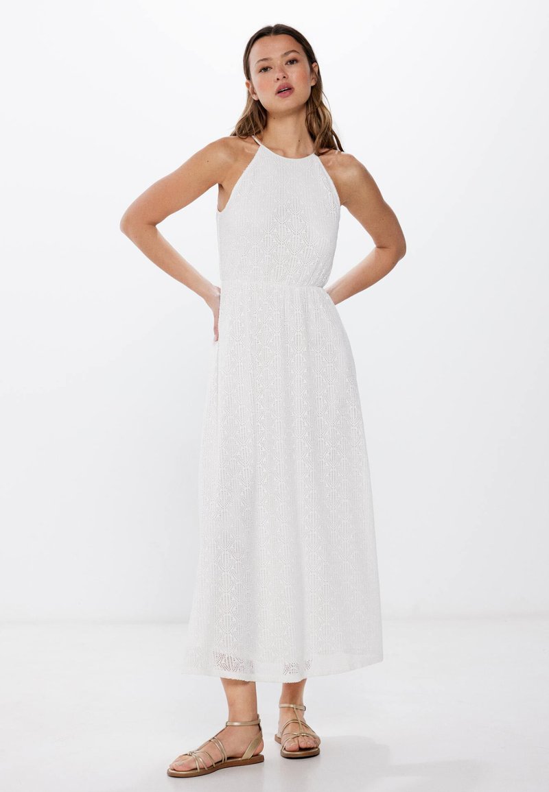 Springfield Robe de cocktail - white/blanc - ZALANDO.FR